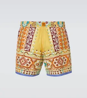Etro Printed Swim Trunks