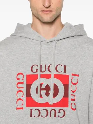 Gucci Logo Cotton Hoodie
