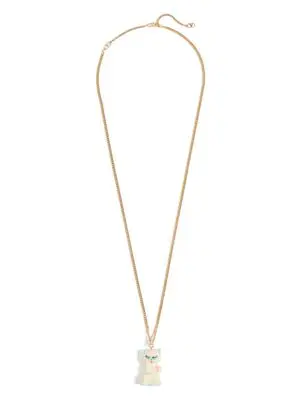 Valentino Garavani Le Chat De La Maison Pendant Necklace - Golden