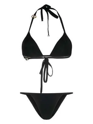 Dolce & Gabbana Triangle Bikini Set - Black