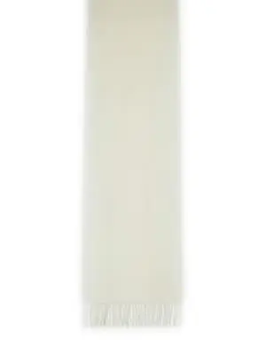 Max Mara Wsdalia' Optical Cashmere Scarf - White
