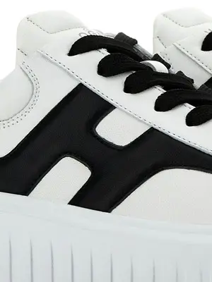 HOGAN PRE H Stripes Leather Sneakers