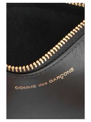 Comme Des Garçons Logo Print Wallet