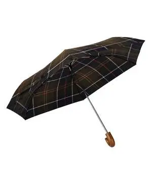 Barbour Tartan Mini Umbrella - Blue