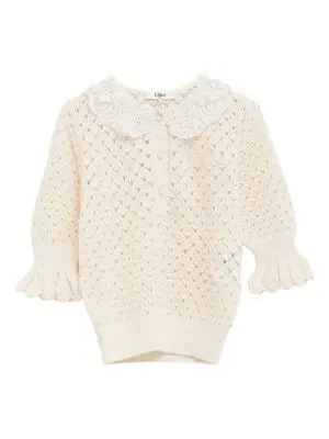 Chloe Frill Sweaters For Women