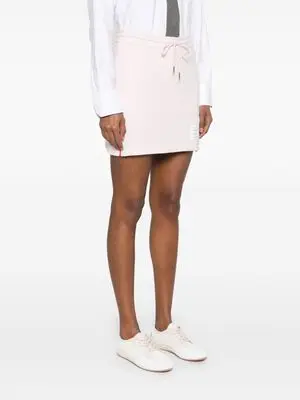 Thom Browne Cotton Mini Skirt - Pink