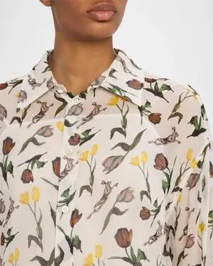 Marni Long-sleeve Shirt Relaxed Fi - Multicolou