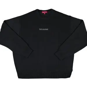 Supreme Crewneck Sweater - Black