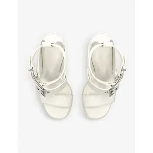 Alexander McQueen Punk Buckle-embellished Leather Platform Sandals