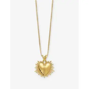 RACHEL JACKSON Heart Pendant Necklace - Gold