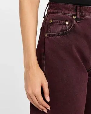 Rag & Bone Charlie High-rise Barrel Jeans - Brown