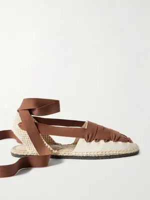 LOEFFLER RANDALL Wilson Lace-up Espadrilles - Brown