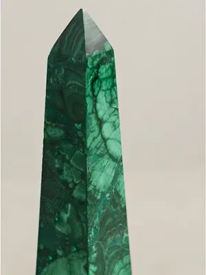 Jia Jia Malachite Obelisk