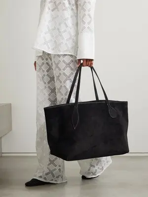 LIFFNER Mega Sprout Suede Tote - Black