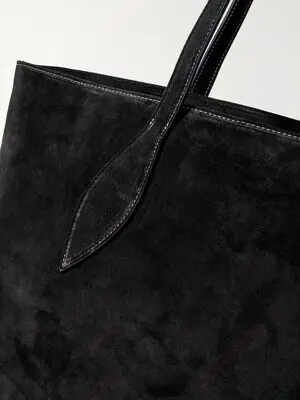 LIFFNER Mega Sprout Suede Tote - Black
