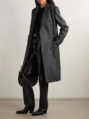 Isabel Marant Irene Double-breasted Wool-felt Coat