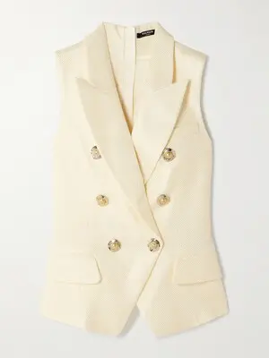 Balmain Fitted Vests For Women