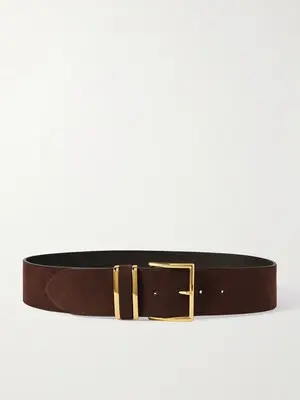 Anderson's Suede Belt - Brown