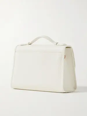 Gabriela Hearst Leonora Medium Textured-leather Tote - Ivory