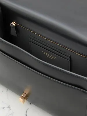 Gabriela Hearst Leonora Medium Leather Tote - Black