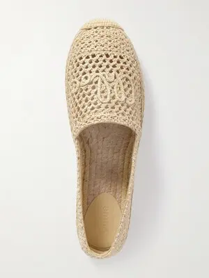Chloé Isla Crocheted Espadrilles