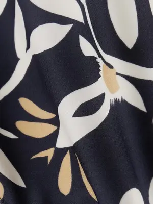 La DoubleJ Printed Halterneck Swimsuit