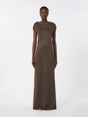 Max Mara Lurex And Viscose Yarn Dress