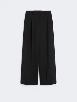 Max Mara Oversized Stretch Wool Trousers