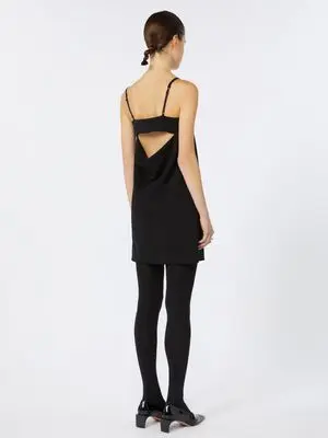 Max Mara Knit Mini Dress With Cut Out