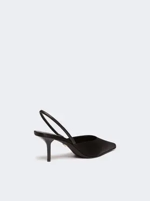 Max Mara Viscose And Silk Slingbacks