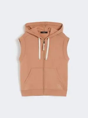 Max Mara Cotton Fleece Gilet