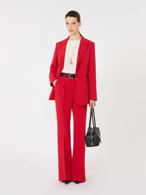 Max Mara Flared Cady Trousers