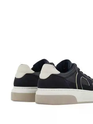 FERRAGAMO Gancini Suede Detail Sneakers
