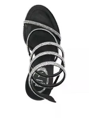 Rene Caovilla Cleo Rhinestone Embellished Sandals