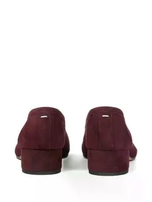 MAISON MARGIELA Tabi Block-heel Suede Pumps