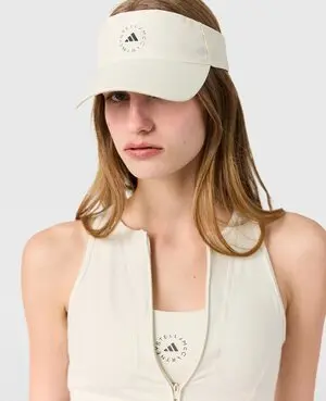 Stella McCartney Logo Visor Cap - Beige