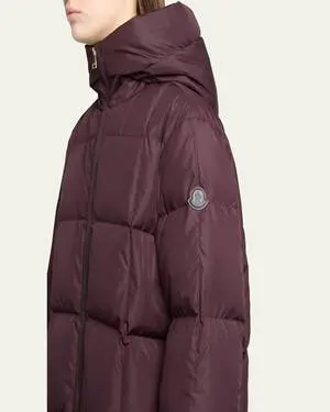 Moncler Darbon Oversized Hooded Down Jacket