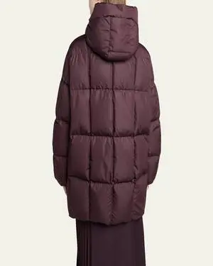 Moncler Darbon Oversized Hooded Down Jacket