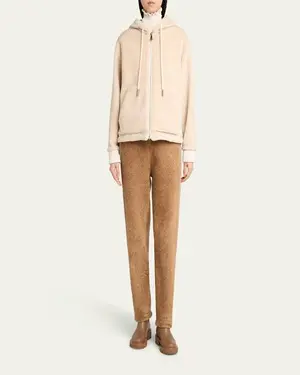 Moncler Reversible Zip-up Cardigan - Brown