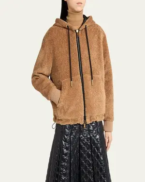 Moncler Reversible Zip-up Cardigan - Brown