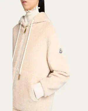 Moncler Reversible Zip-up Cardigan - Brown