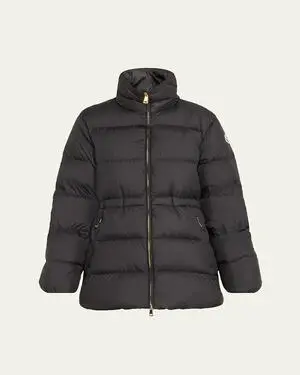 Moncler Brossette Down Puffer Jacket - Black