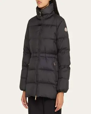 Moncler Brossette Down Puffer Jacket - Pink