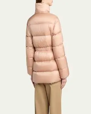 Moncler Brossette Down Puffer Jacket - Pink