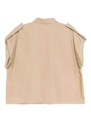 Elie Saab Trim-embellished Poplin Shirt