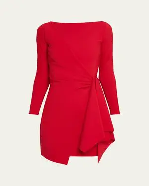 Chiara Boni La Petite Robe Draped Mini Dress - Passion