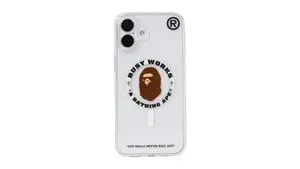 A BATHING APE Busy Works Iphone 16 Plus Case - Clear