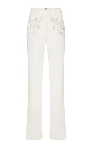 Ila Erica Straight Leg Trousers - White