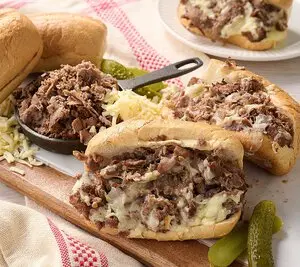 RASTELLI'S Tony Luke's 12-ct Cheesesteak Kit W/ Ribeye, Cheese & Rolls - One-color