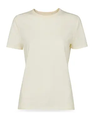 Whistles Posie Double Trim Tee - Cream